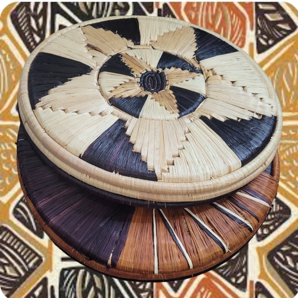 Accents | Vintage Handcrafted African Raffia Baskets | Poshmark